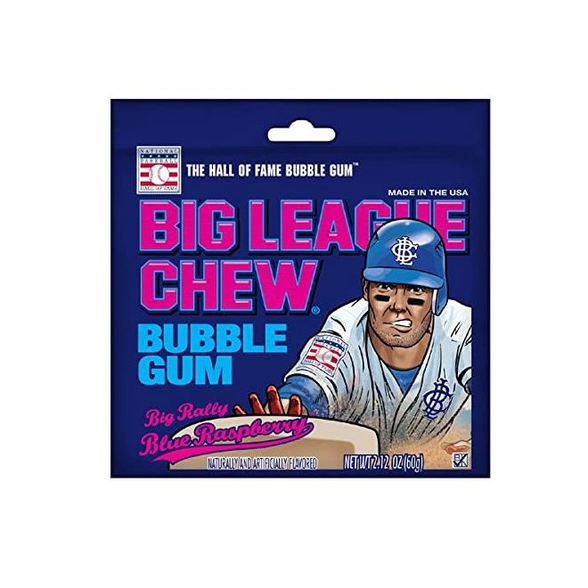 Big League Chew Bubble Gum Big Rally Blue Raspberry 60g – St Kilda ...