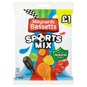 Maynards Bassetts Sports Mix Sweets Bag 130g – St Kilda Family Mart