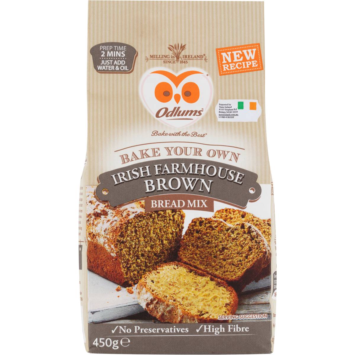 Oldums Farmhouse Brown Bread Mix 450g – St Kilda Family Mart