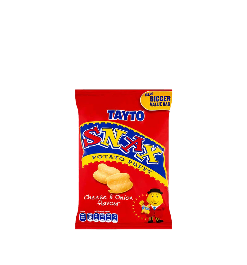 Tayto Snax Cheese & Onion Flavor 26g - BEST BEFORE 21/07/2025 – St ...