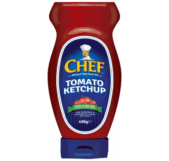 Chef Tomato Ketchup Squeezy 490g – St Kilda Family Mart